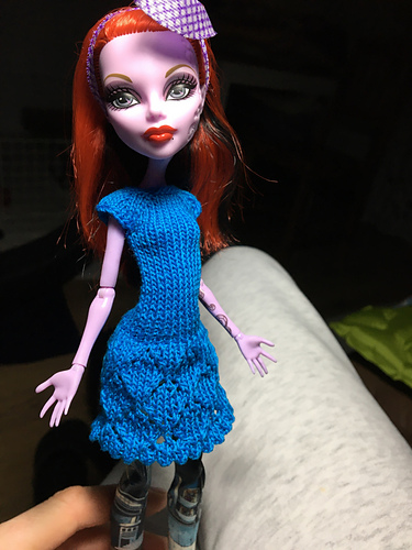 Ravelry: Basic Short-Sleeved Dress for Monster High pattern by Samira ...