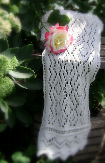 Ravelry: White Diamonds Lace Scarf pattern by Rachel Leverton