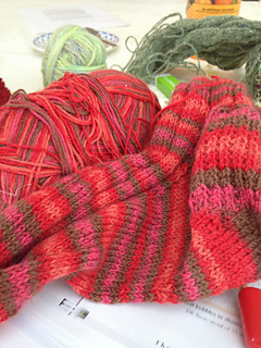 Ravelry: DyeVerseUK's Flame Hobbit Socks