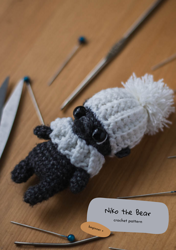 Ravelry: Niko the Bear pattern by Weronika Gdaniec
