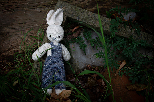 Ravelry: 'Deni' the Denim Bunny pattern by Emma Wilkinson