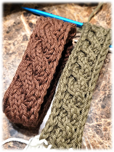 Ravelry: Cabled Bracelets pattern by Janet Bailey