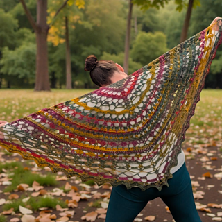 Ravelry: Cottagecore Mandala Shawl pattern by Eclectic By Katie