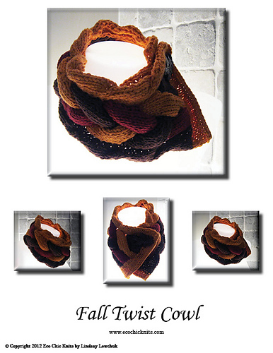 Ravelry: Fall Twist Cowl pattern by Lindsay Lewchuk