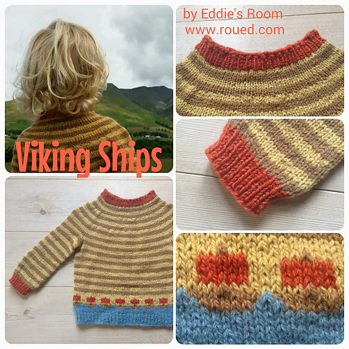 Ravelry: Viking Ships pattern by Henriette Roued-Cunliffe