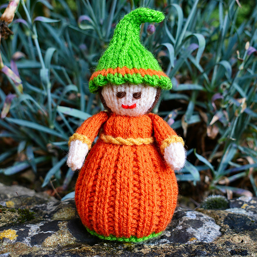 Ravelry: Halloween Pumpkin Doll pattern by Joanna Marshall