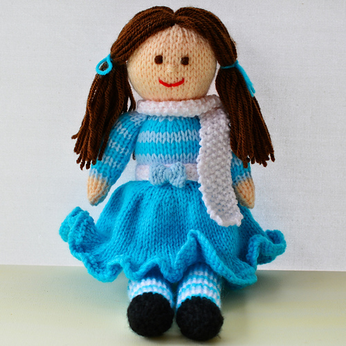 Ravelry: Pansy Rag Doll pattern by Joanna Marshall