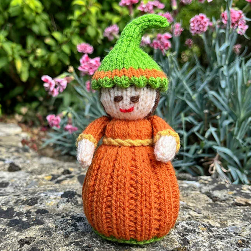 Ravelry: Halloween Pumpkin Doll pattern by Joanna Marshall