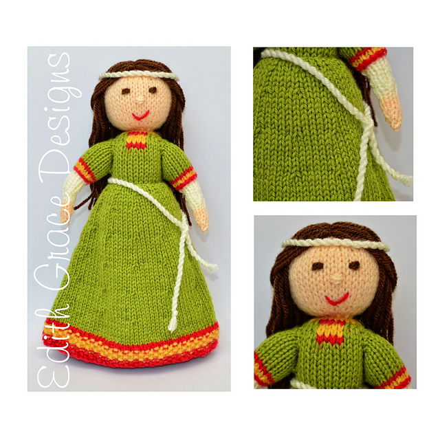 Ravelry: Elvina Medieval Doll 1086 pattern by Joanna Marshall