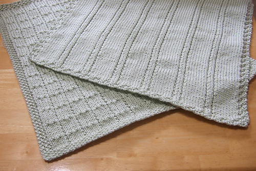 Ravelry: Simple Lines Baby Blankets pattern by Heather Tucker