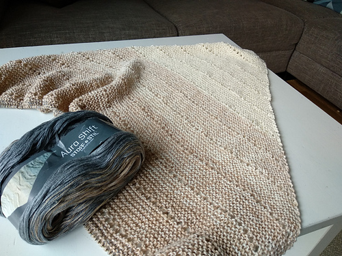 Skyrim shawl for my sister! : r/knitting