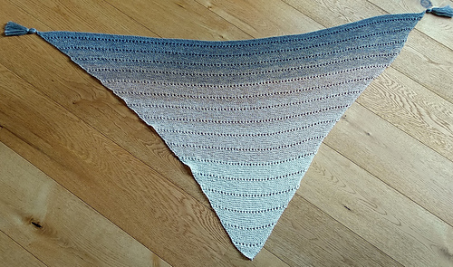 Skyrim shawl for my sister! : r/knitting