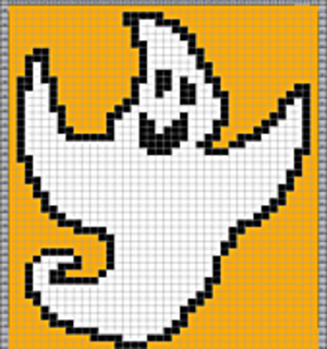 Ravelry: Halloween Ghost Chart pattern by Eileen Casey