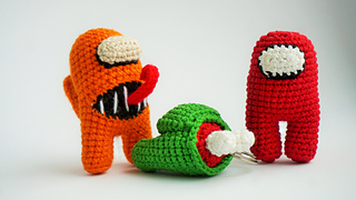 Ravelry: Among Us Characters set pattern by Galina Litvinova