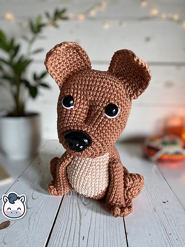 Ravelry: American Staffordshire Dog pattern by El pony tejedor