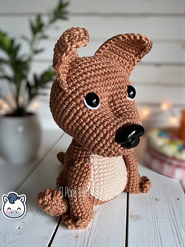 Ravelry: American Staffordshire Dog pattern by El pony tejedor