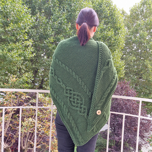 Ravelry: Celtic Forest Shawl pattern by Simona Varga