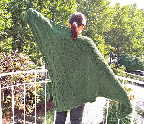Ravelry: Celtic Forest Shawl pattern by Simona Varga