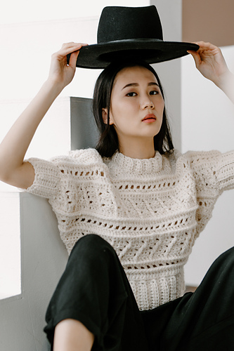 Ravelry: Sniegs (Snow) Sweater pattern by Linda Skuja