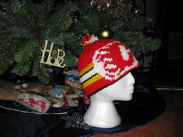 Ravelry: Calgary Flames Chart pattern by Twisted Bark Designs