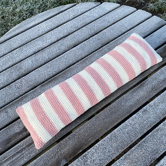 Ravelry: Cosy Stripes Draught Excluder pattern by Elimee Designs