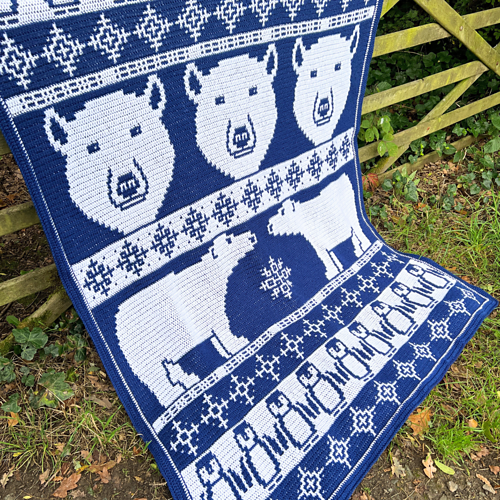 Ravelry: Pole to Pole Mosaic Blanket pattern by Elimee Designs