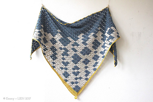 Ravelry: Window into Winter Shawl pattern by Eline Alcocer