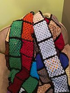 Ravelry: Patchwork Granny Square Blanket pattern by Khaleah Elizabeth ...