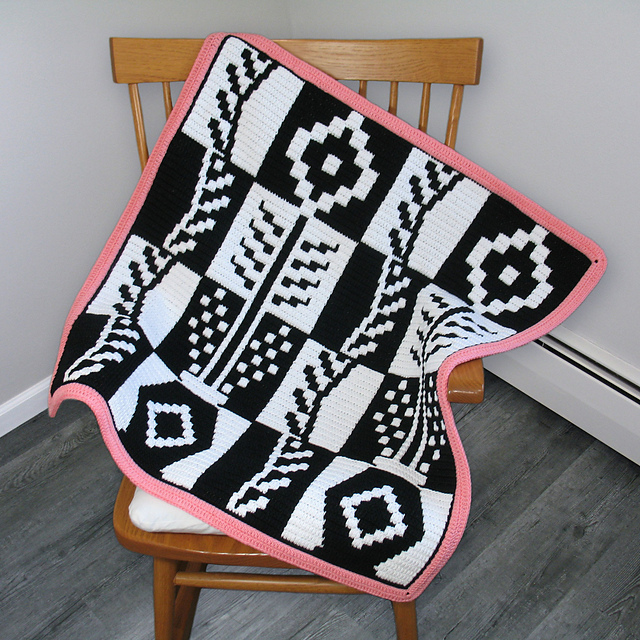 Ravelry: Mosaic Flower Patch pattern by Elizabeth Ragsdale