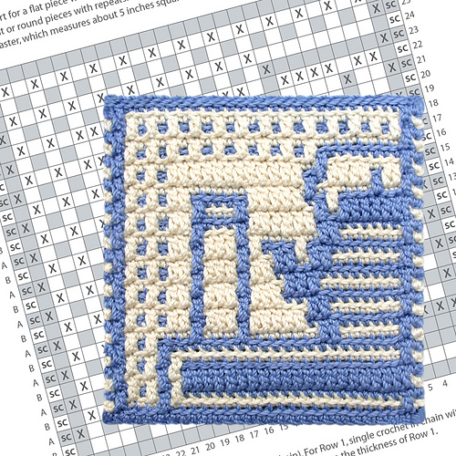 Ravelry: Mosaic Sip and Read pattern by Elizabeth Ragsdale