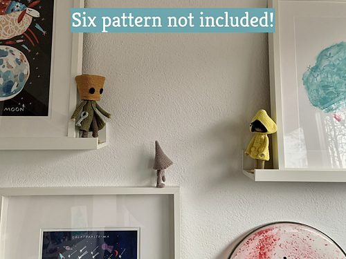 Ravelry: Little Nightmares Mono and Nome pattern by ElizettaCrafts