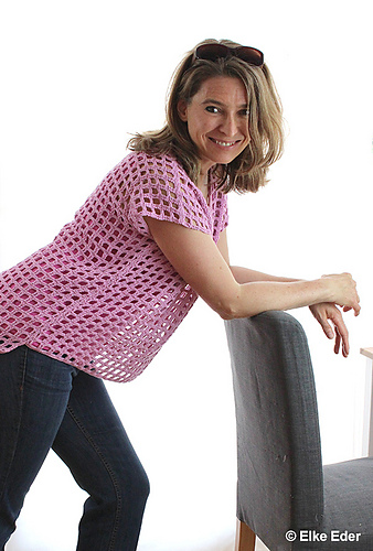 Ravelry: Tunic Mesh Top „Caroline“ pattern by Elke Eder Design