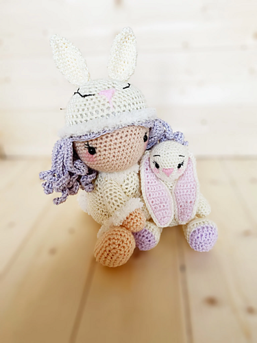 Ravelry: Crochet Bunny Doll pattern by Lisa Paddock