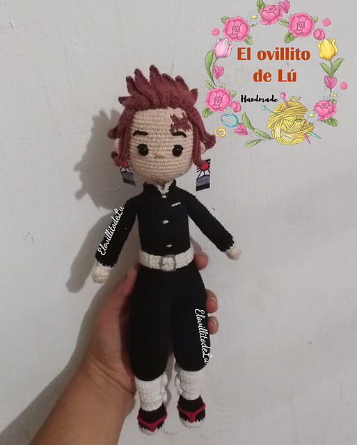 Ravelry: TANJIRO KAMADO pattern by Angelica Carrasco