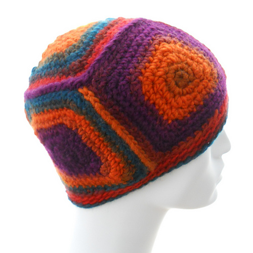 Ravelry: 5-Square Beanie pattern by Elvee Dickinson