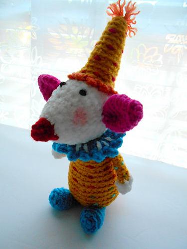 Ravelry: Circus Mouse Clown pattern by Carrey Reynolds