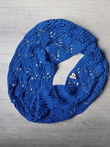 Ravelry: Triangle Lace Infinity Scarf pattern by The Crochet Fix