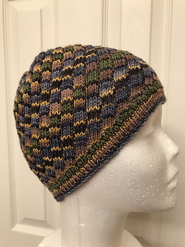 Ravelry: Checkerwork Hat pattern by Vexy
