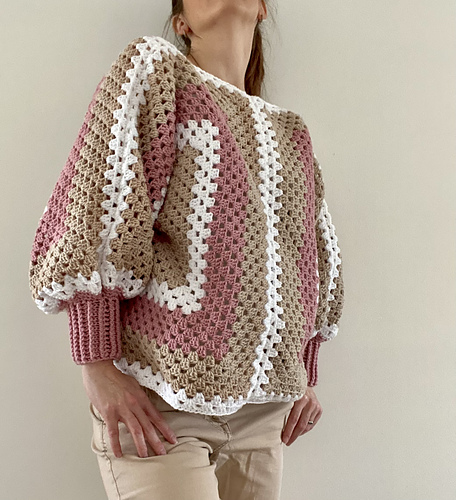Ravelry: Oversized Hexagon Jumper pattern by Emilia Ansell