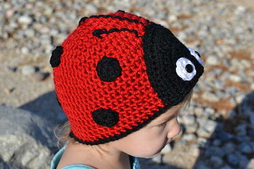 Ravelry: Love Bug Ladybug Hat pattern by Crochet by Jennifer
