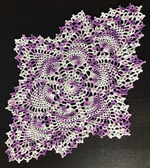 Ravelry: Pineapple Diamond Doily pattern by Emma Garside