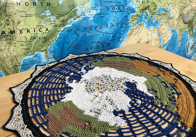 Ravelry: Northern Hemisphere Doily pattern by Emma Garside