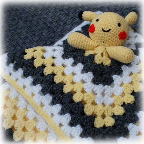 Ravelry: Pikachu Comforter and Blanket pattern by Emma Moss
