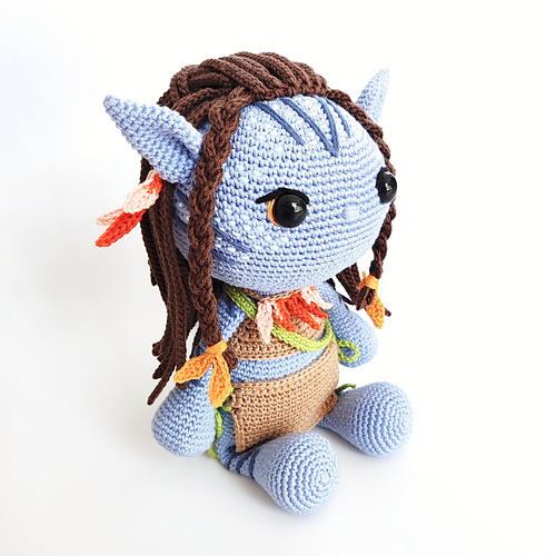 Ravelry: Avatar Na'vi Rag Doll pattern by Emman Crochet