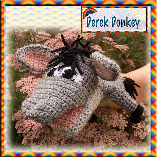 Ravelry: Puppet Pals - Derek Donkey pattern by Helen Free