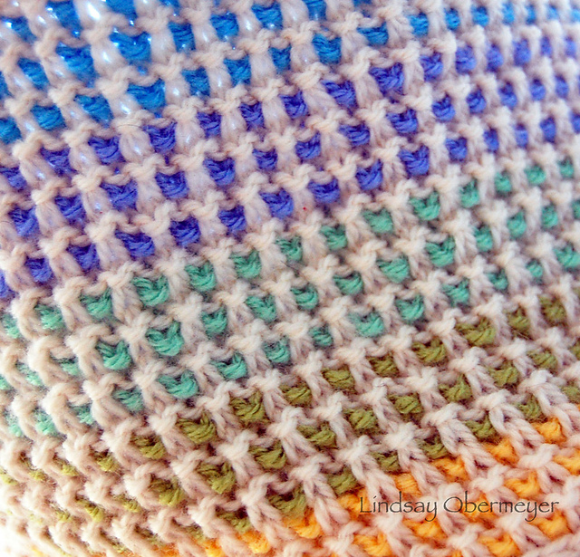 Ravelry: Two Color Slip Stitch Cowl pattern by Lindsay Obermeyer