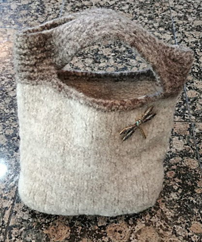Ravelry: Knit Felted Purse pattern by Melanie Rudy
