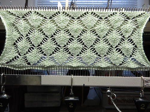 Ravelry: Entity60's Dragon Scales Stitch Pattern for Machine Knitting