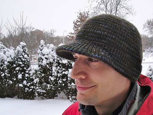 Ravelry: Sam's Brimmed Beanie pattern by Erin Canavan