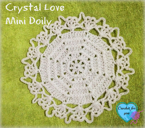 Ravelry: Crystal Love Mini Doily pattern by Erangi Udeshika